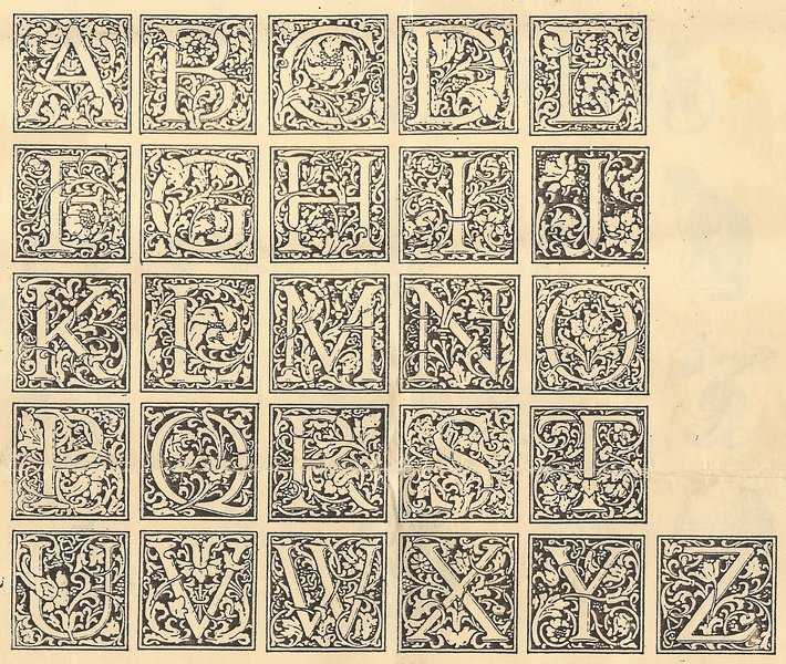 Vecchio timbro capolettera K Gotico Manicatura legno | eBay